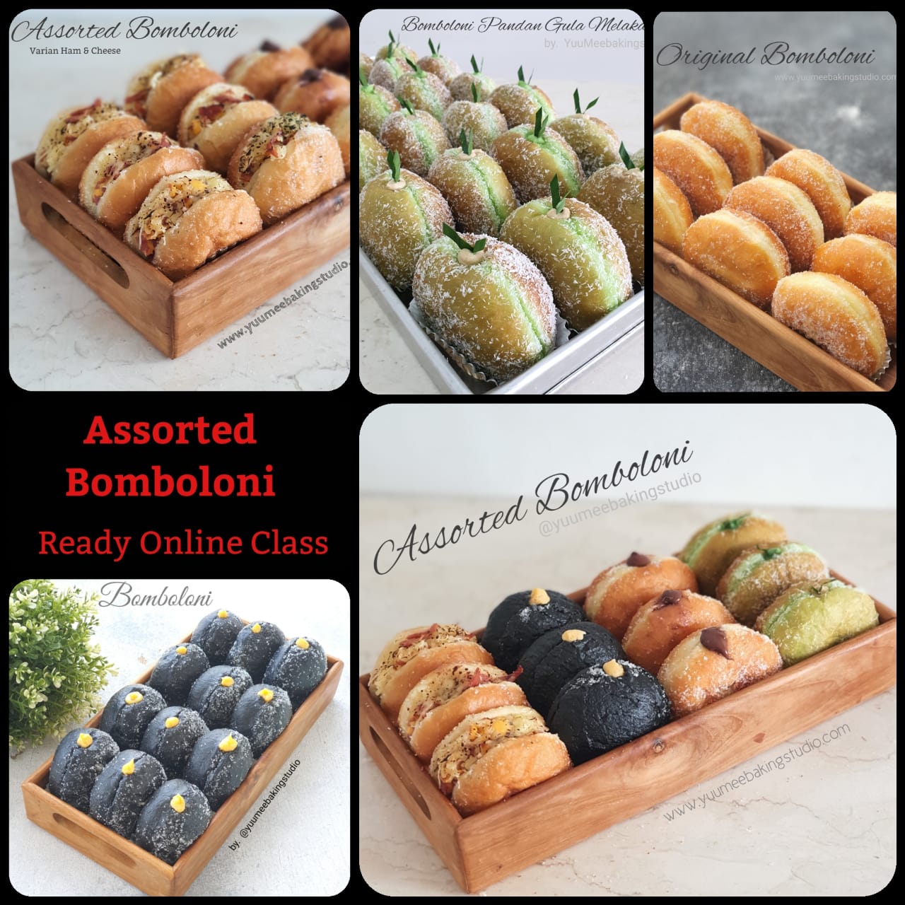 Assorted Bomboloni